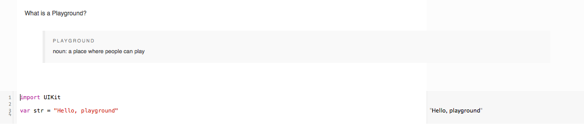 Create Documentation for your Swift Playground